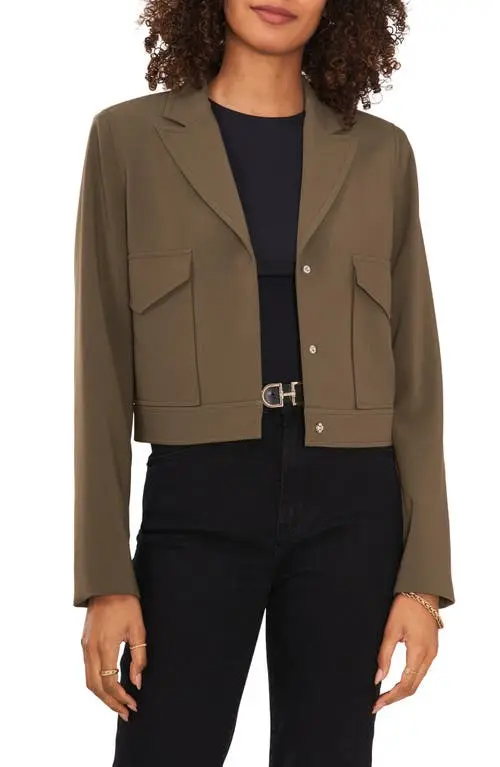 Vince Camuto Notched Lapel Crop Blazer