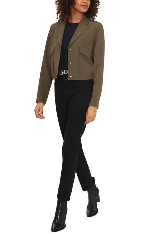 Vince Camuto Notched Lapel Crop Blazer