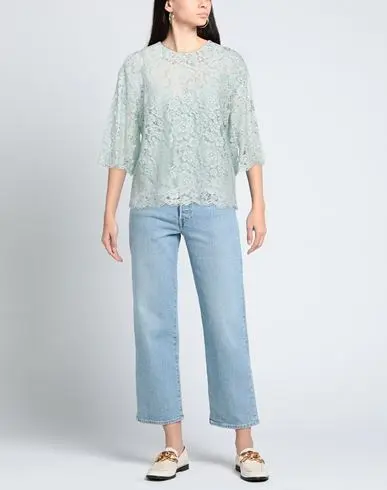 Dolce & Gabbana Top Size Cotton, Viscose, Polyamide - Blue