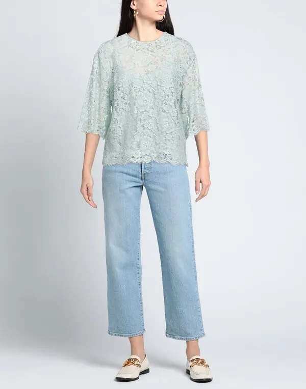 Dolce & Gabbana Top Size Cotton, Viscose, Polyamide - Blue