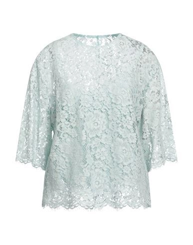 Dolce & Gabbana Lace Crewneck Top - Turquoise