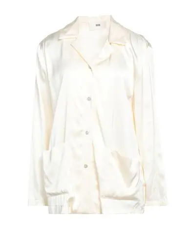 SOLOTRE Satin Shirt - White