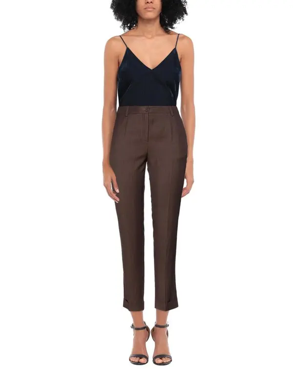 P.a.r.o.s.h High-waisted Tapered Pants - Brown