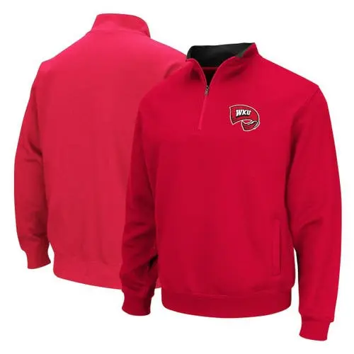 COLOSSEUM Western Kentucky Hilltoppers Tortugas Quarter-zip Sweatshirt - Red