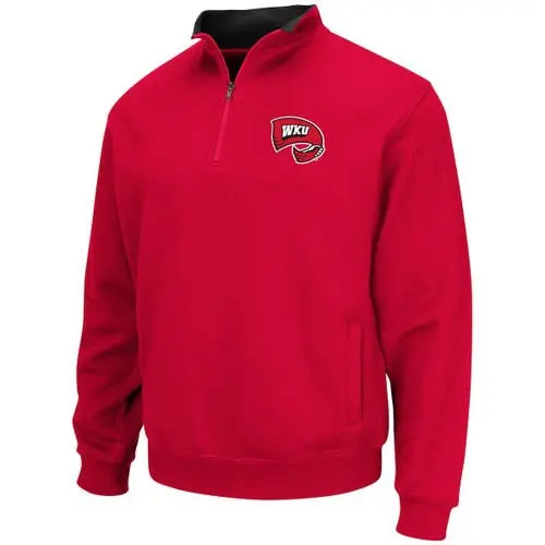 COLOSSEUM Western Kentucky Hilltoppers Tortugas Quarter-zip Sweatshirt - Red
