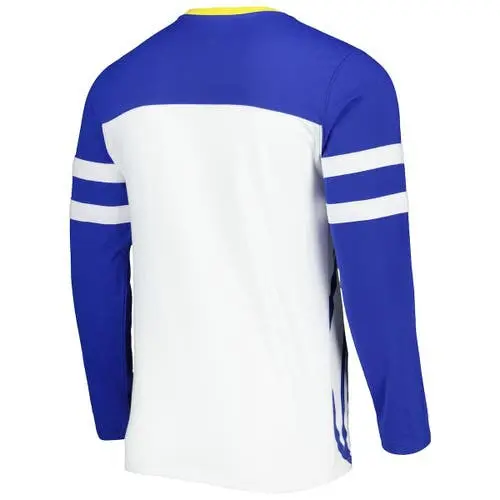 STARTER White Los Angeles Rams Halftime Long Sleeve T-shirt