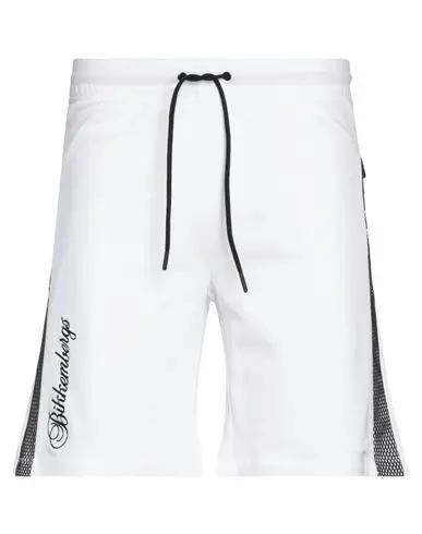 BIKKEMBERGS Cotton French Terry Shorts - White