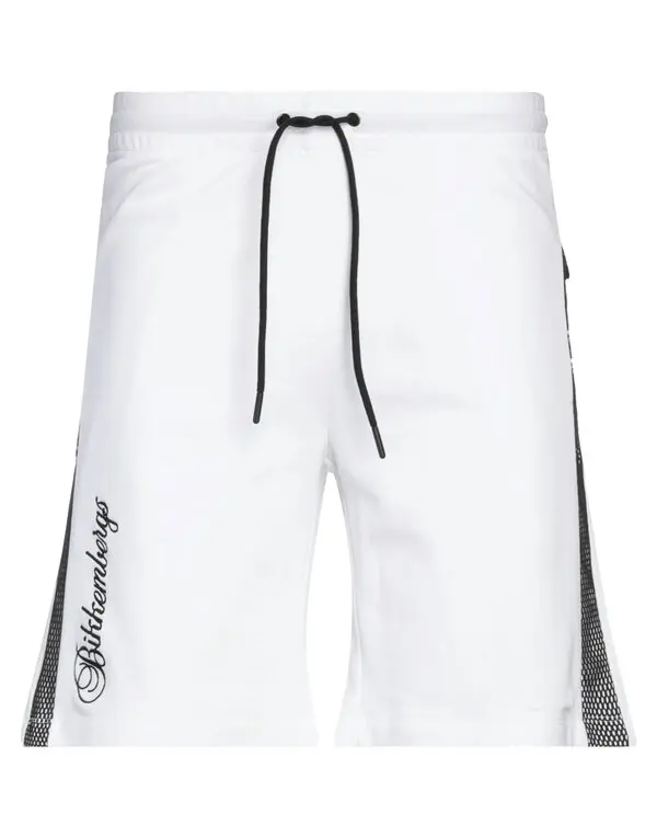 BIKKEMBERGS Cotton French Terry Shorts - White