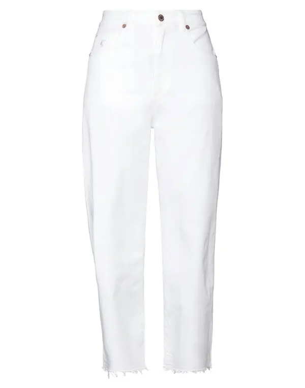 AVANTGAR DENIM BY EUROPEAN CULTURE Avantgar Denim High Waisted Tapered Leg Gabardine Pants