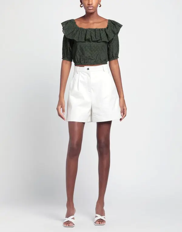 P.a.r.o.s.h Broderie Anglaise Off-the-shoulder Top