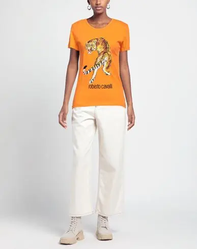Roberto Cavalli Printed T-shirt - Orange