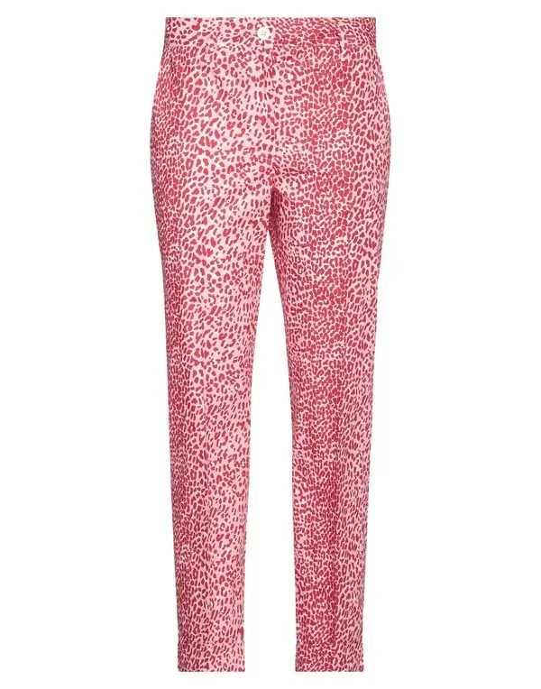 P.a.r.o.s.h Leopard-print Tapered Pants - Red
