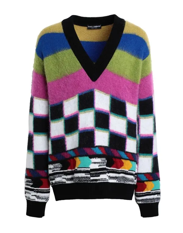 Dolce & Gabbana Striped Knit Sweater