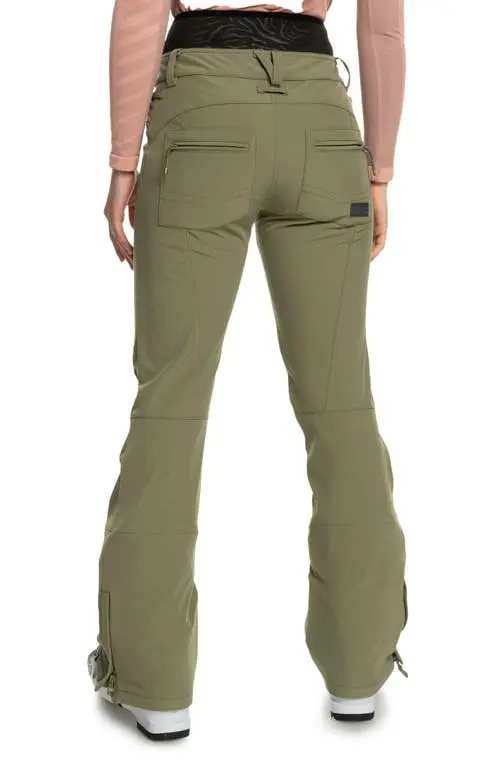 Roxy Waterproof Shell Snow Pants - Deep Lichen Green