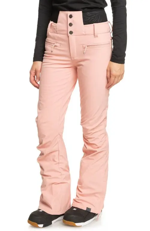 Roxy Waterproof Shell Snow Pants - Mellow Rose