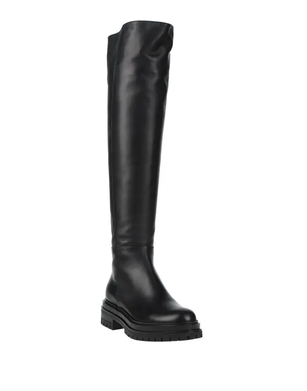 GIANVITO ROSSI Leather Over-the-knee Boots - Black