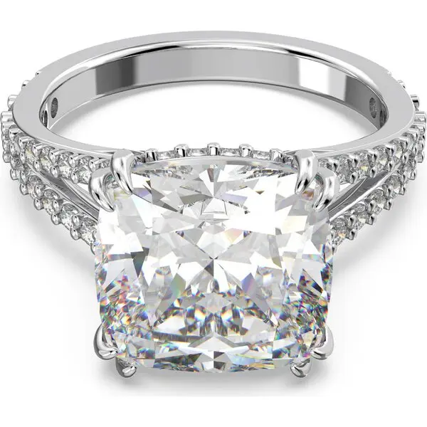 SWAROVSKI Stilla Square Cocktail Ring