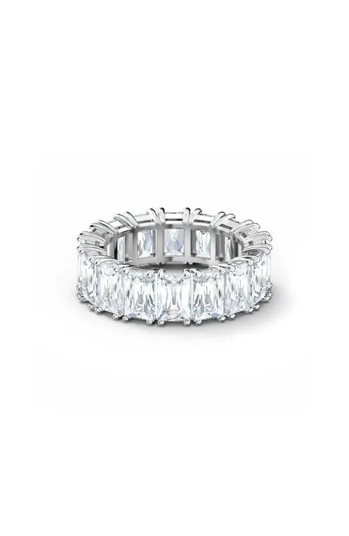 SWAROVSKI Matrix Ring - Silver/clear Crystal