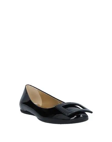 ROGER VIVIER Ballerinas In Leather - Black