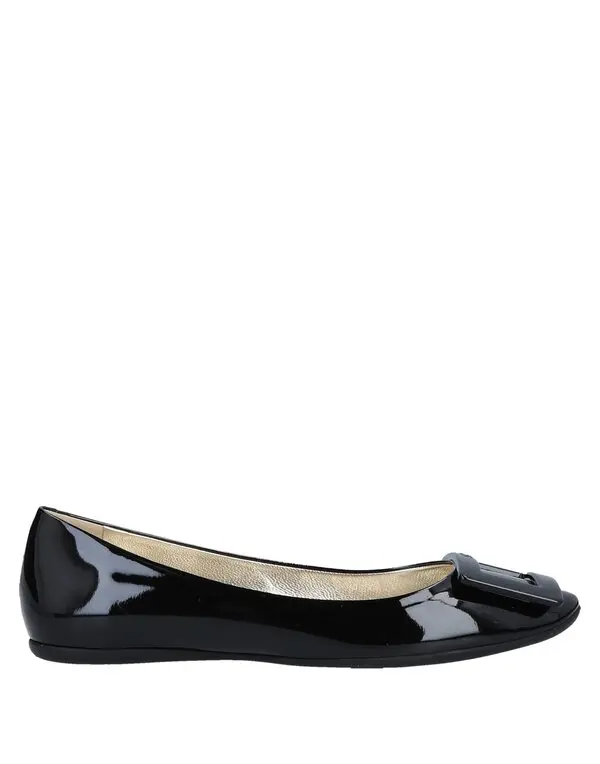 ROGER VIVIER Ballerinas In Leather - Black