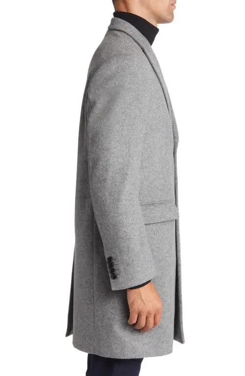 Cardinal Of Canada Sutton Wool Overcoat - Light Grey