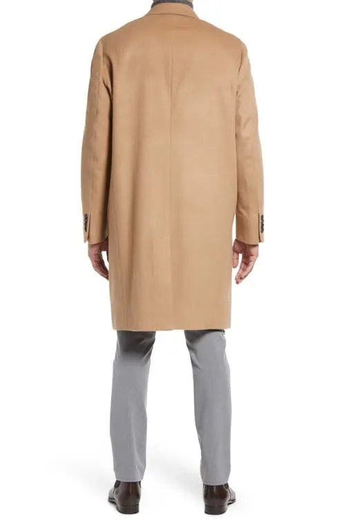 Cardinal Of Canada Thomas Wool & Cashmere Overcoat - Camel