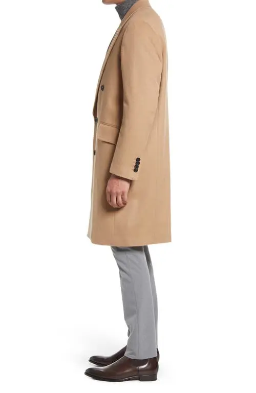 Cardinal Of Canada Thomas Wool & Cashmere Overcoat - Camel