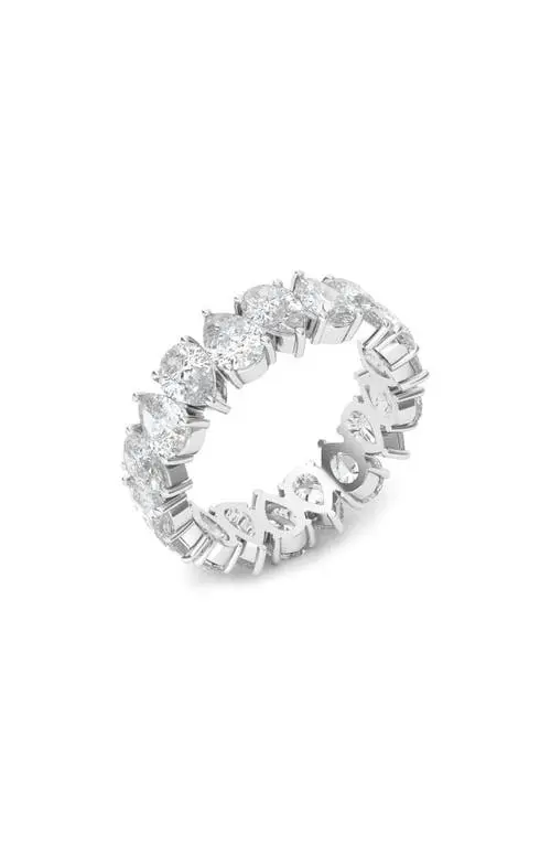 HAUTECARAT Pear Lab Created Diamond Eternity Ring - White Gold