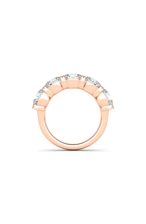 HAUTECARAT 5-stone Lab Created Diamond Ring - 18k Rose Gold