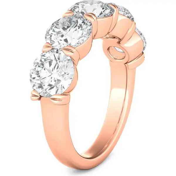 HAUTECARAT 5-stone Lab Created Diamond Ring - Rose Gold