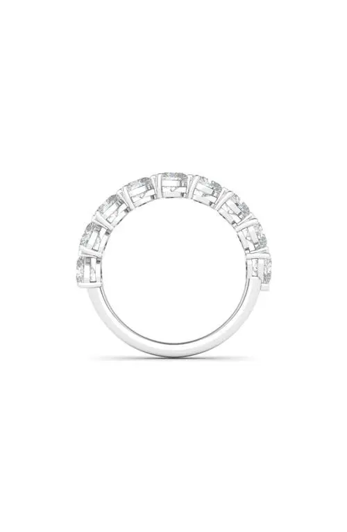 HAUTECARAT Heart Cut Lab-created Diamond Eternity Ring - White Gold