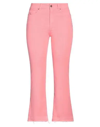 AVANTGAR DENIM BY EUROPEAN CULTURE Pants Size Cotton, Polyester, Elastane - Pink