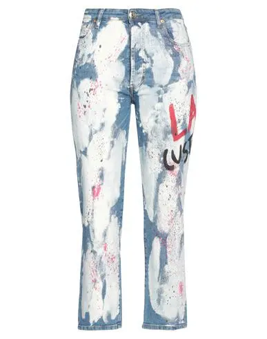 CUSTO BARCELONA Tapered Jeans In Printed Stretch Denim