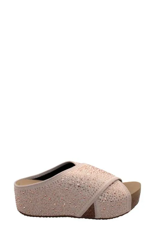 VOLATILE Dixie Dust Slide Sandal - Champagne