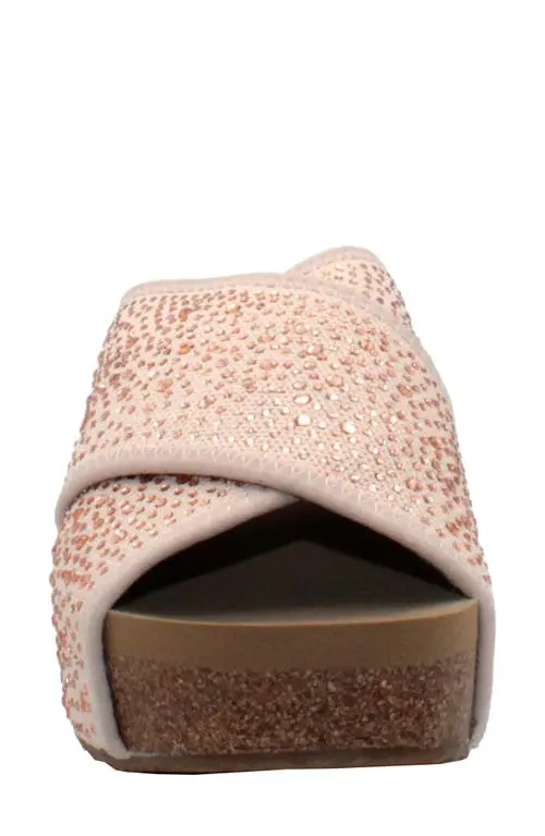 VOLATILE Dixie Dust Slide Sandal - Champagne