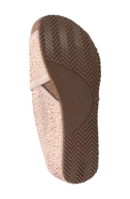 VOLATILE Dixie Dust Slide Sandal - Champagne