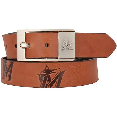 EAGLES WINGS Miami Marlins Brandish Leather Belt