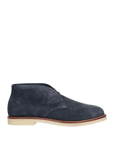 Hogan Ankle Boots In Light Leather - Blue