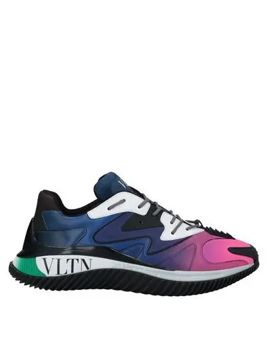 Valentino Garavani Multicolor Pattern Textile Fibers And Soft Leather Sneakers
