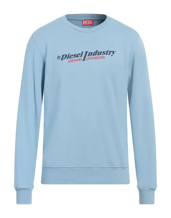 DIESEL® Crewneck French Terry Sweatshirt - Blue