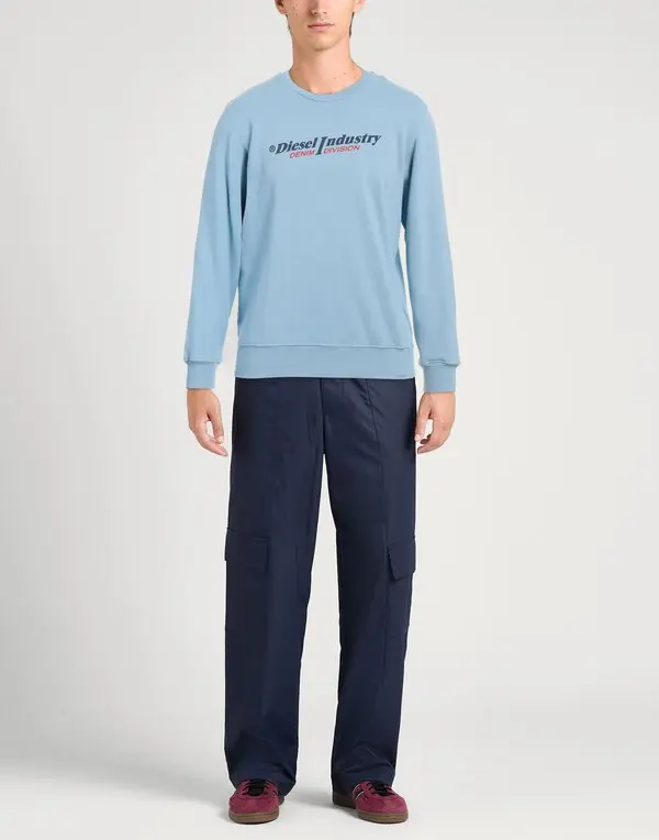DIESEL® Crewneck French Terry Sweatshirt - Blue