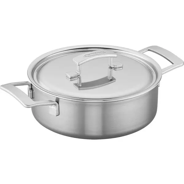 DEMEYERE Industry 5-ply 4-quart Deep Sauté Pan - Silver