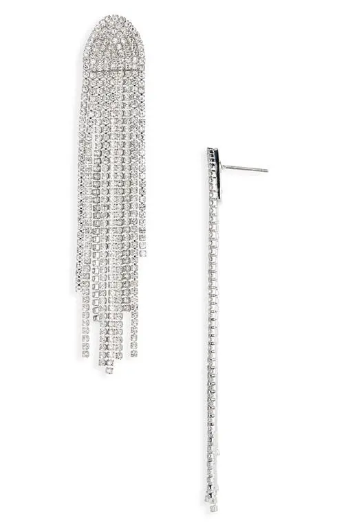 Baublebar Daniella Fringe Earrings - Silver