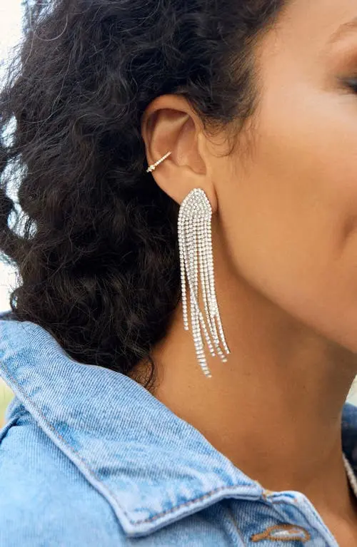 Baublebar Daniella Fringe Earrings - Silver