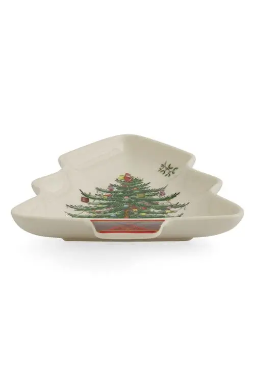 SPODE Christmas Tree Tartan Spoon Rest