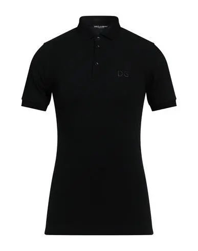 Dolce & Gabbana Polo Shirt Size Cotton - Black