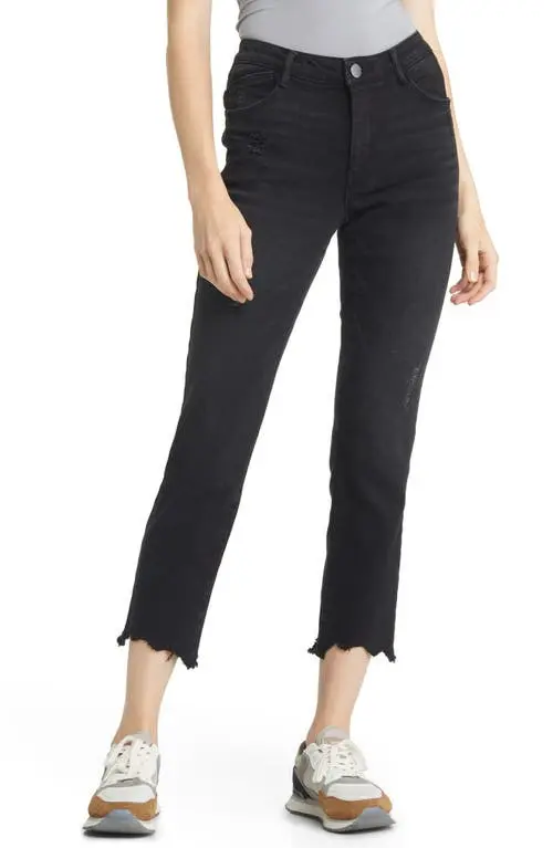 Wit & Wisdom Straight Leg Chew Hem Jeans