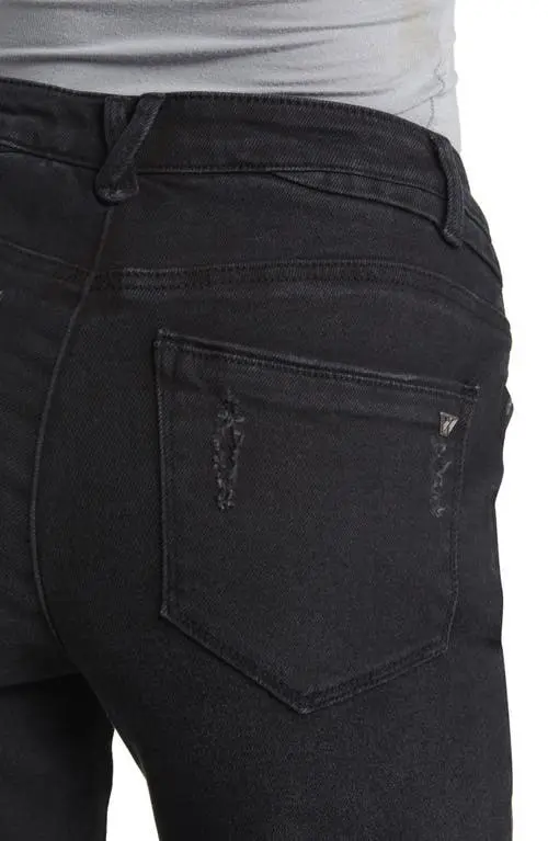 Wit & Wisdom Straight Leg Chew Hem Jeans