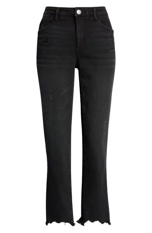 Wit & Wisdom Straight Leg Chew Hem Jeans