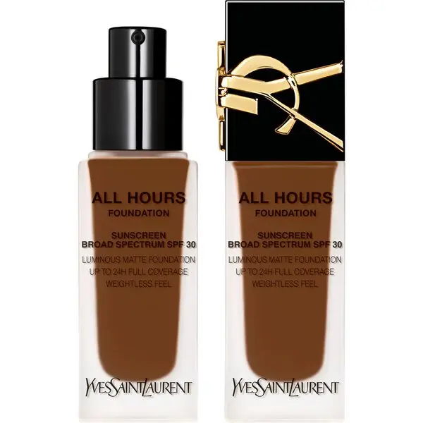 Saint Laurent All Hours Luminous Matte Foundation 24h Wear Spf 30 With Hyaluronic Acid - Dc7